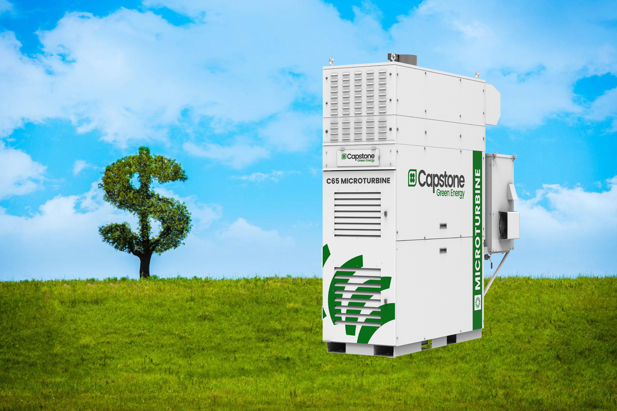Capstone to provide 16 microturbine for california customers